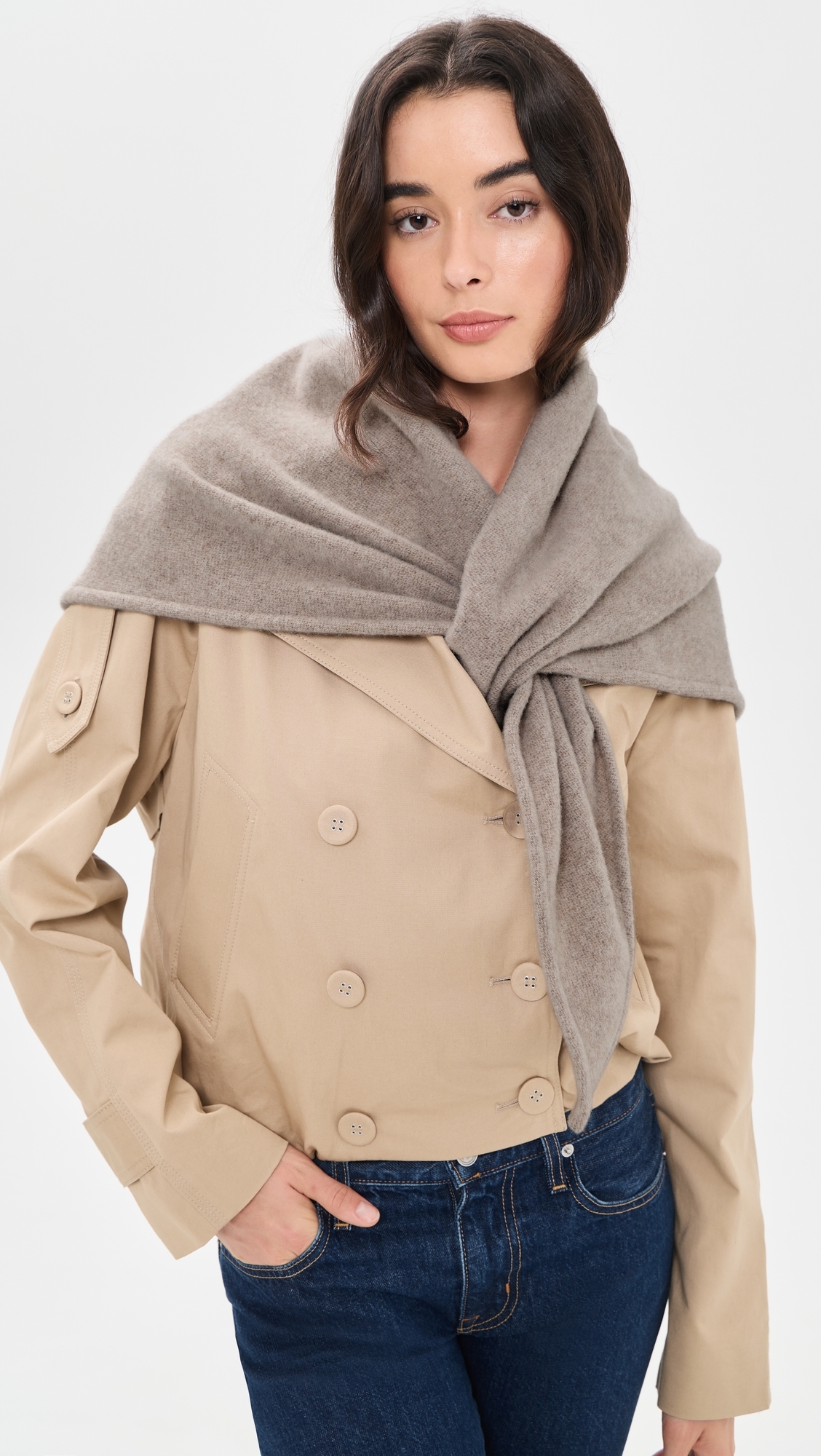 RAG & BONE kristie triangle shawl